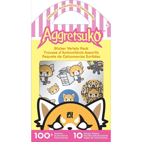 Sanrio | Design | Sanrio Aggretsuko Sticker Variety Pack 0 10 Sheets ...